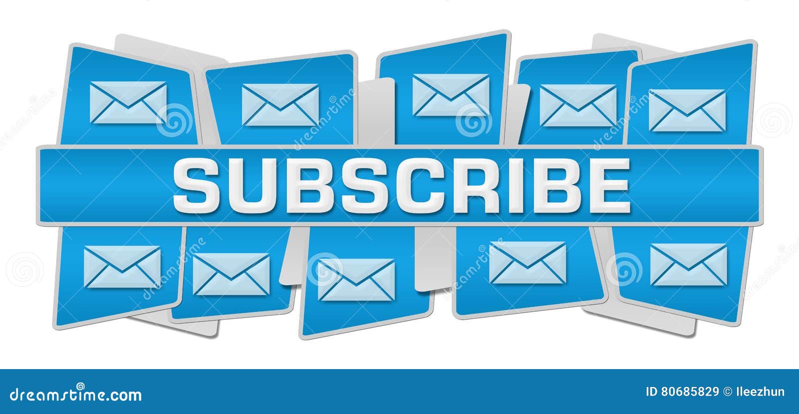 Subscribe Blue Squares Up Down Stock Illustration - Illustration of ...