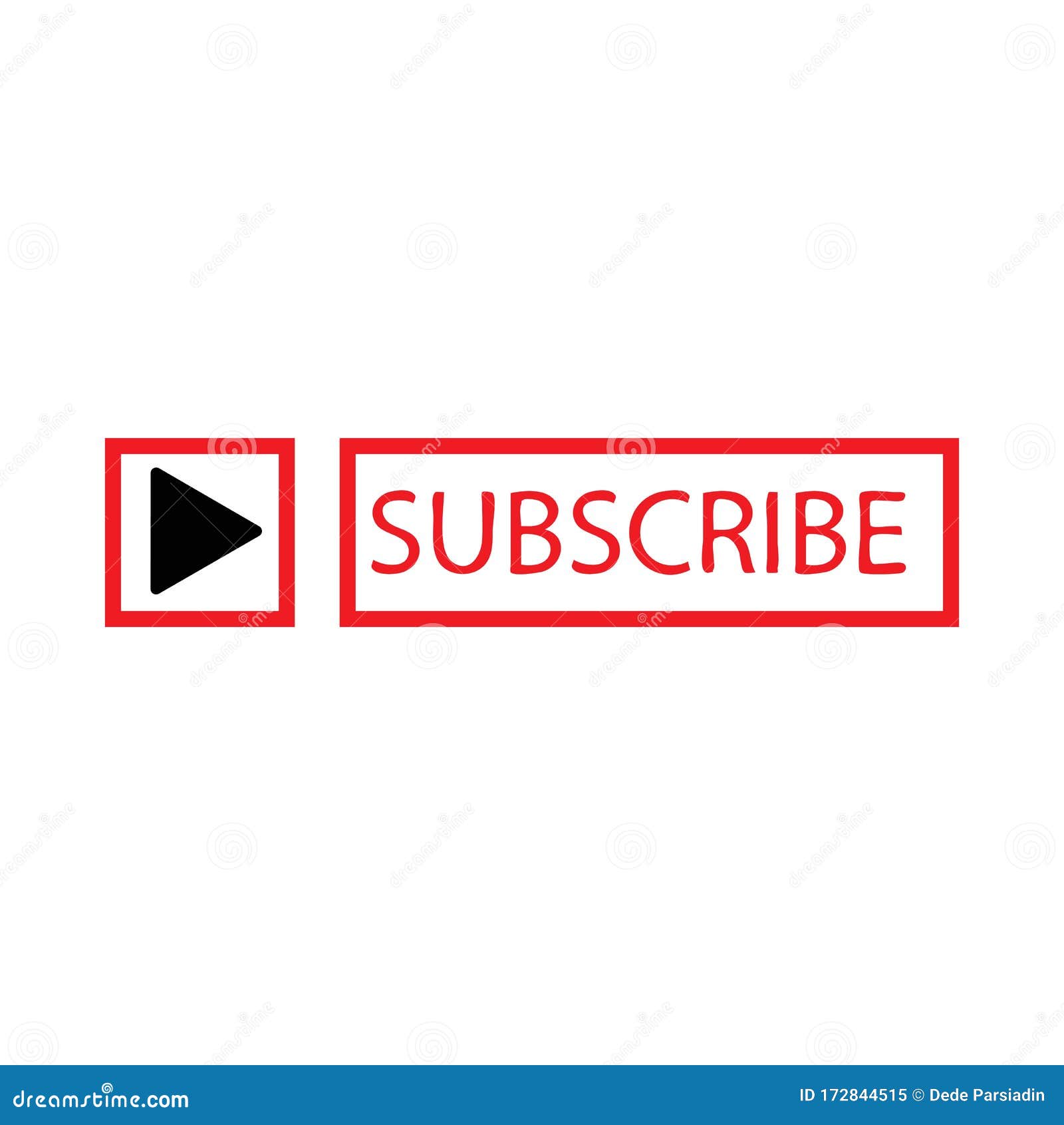 Subscribe Button Icon. Vector Illustration Stock Vector - Illustration ...