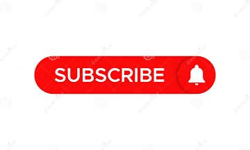 Subscribe Button Icon Vector of Streaming Video Channel Stock Vector ...
