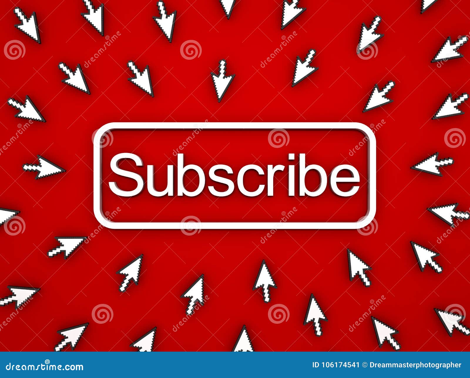 Subscribe Button. Vector Illustration In Neumorphism Style On Black ...