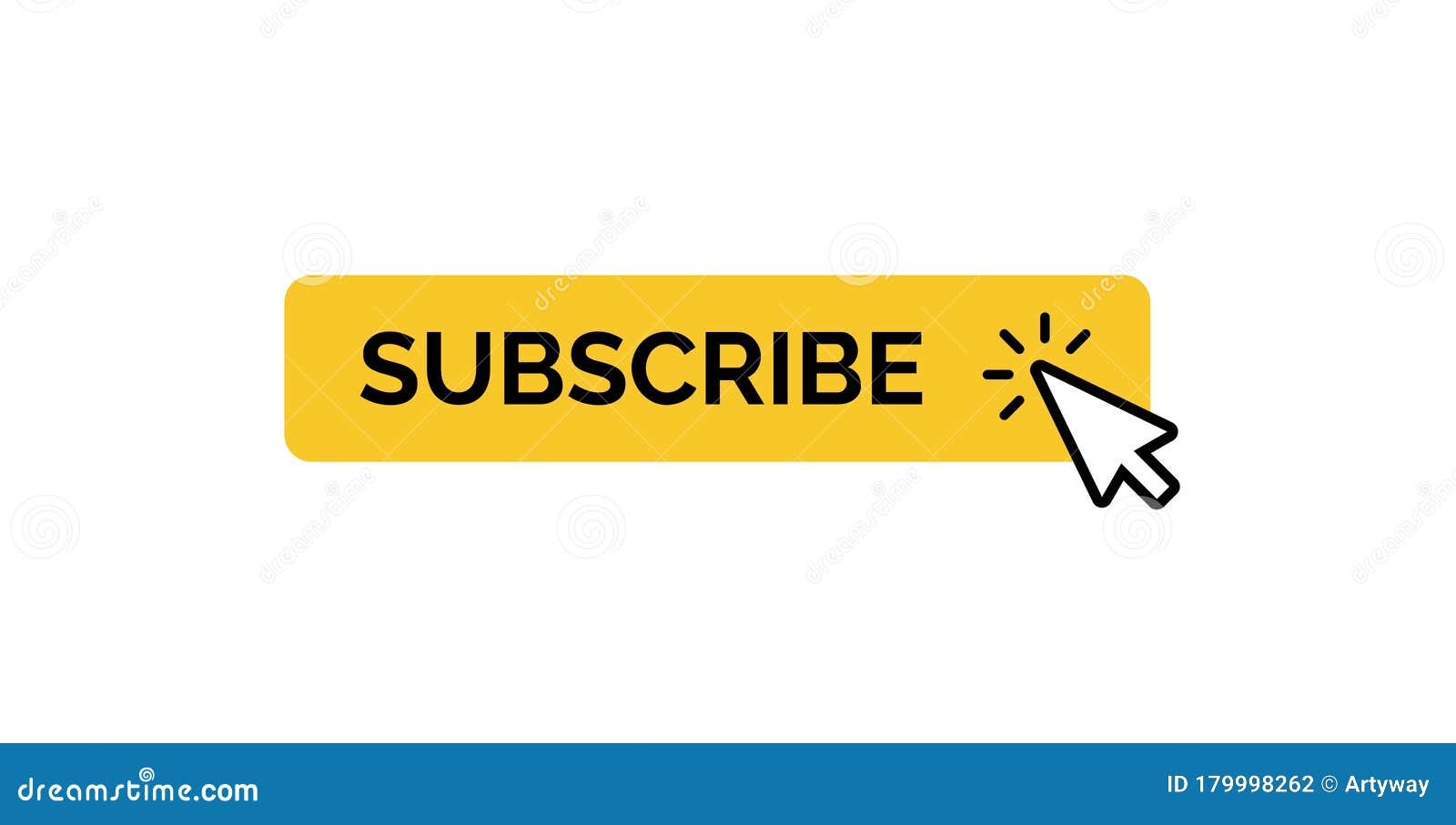 Minimal Subscribe Button For Social Media On Pastel Pink Background. 3d ...