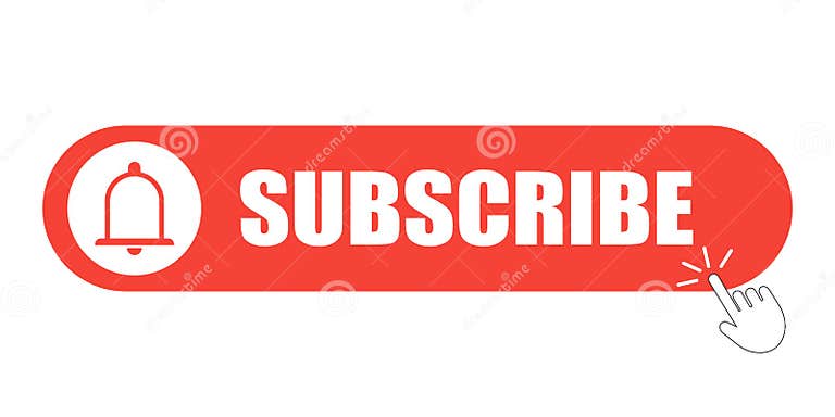 Subscribe Button, Vector Flat Subscription Sign Symbol Stock Vector ...