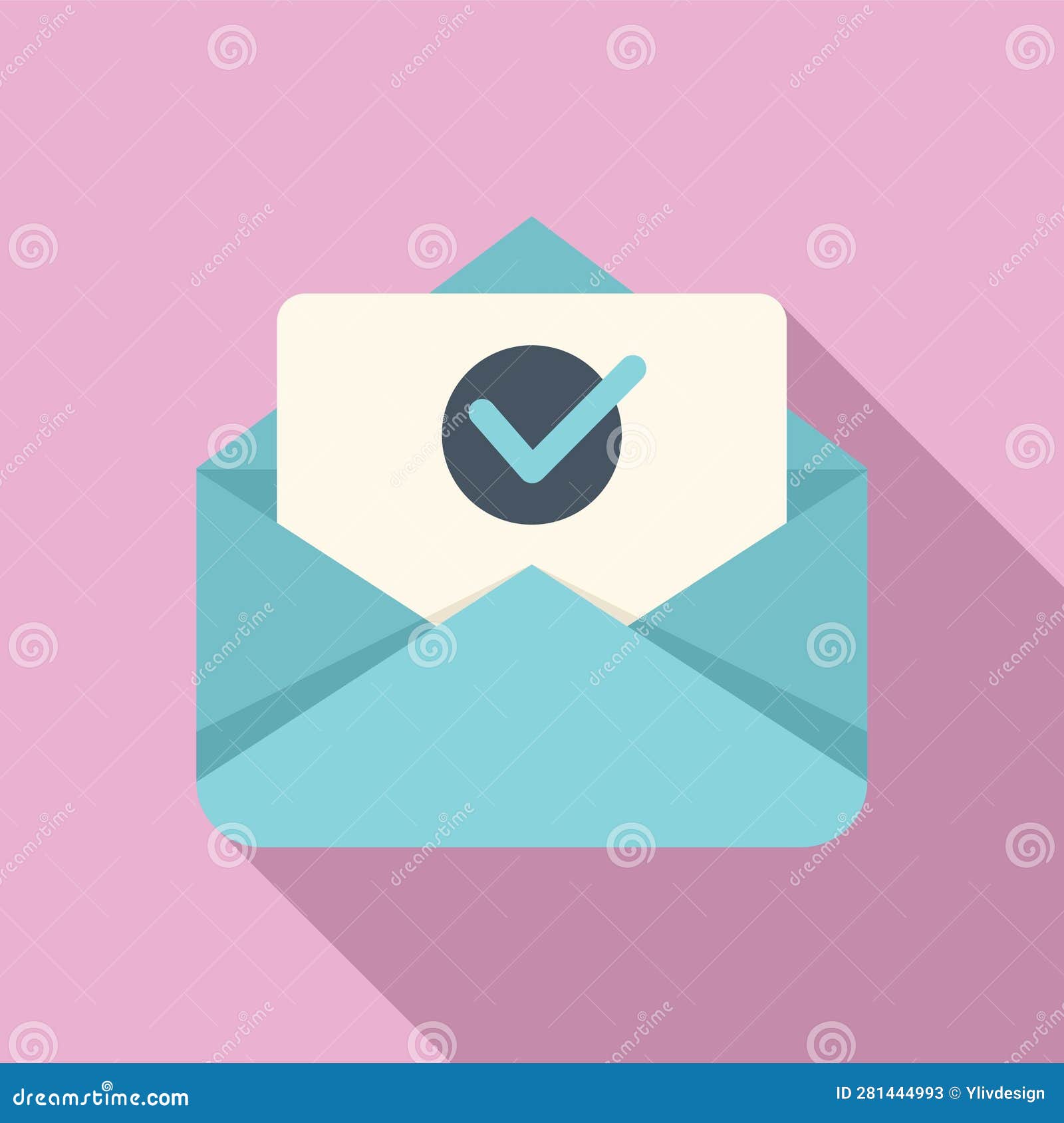 Subscribe Email Icon Flat Vector. Button Letter Stock Illustration ...