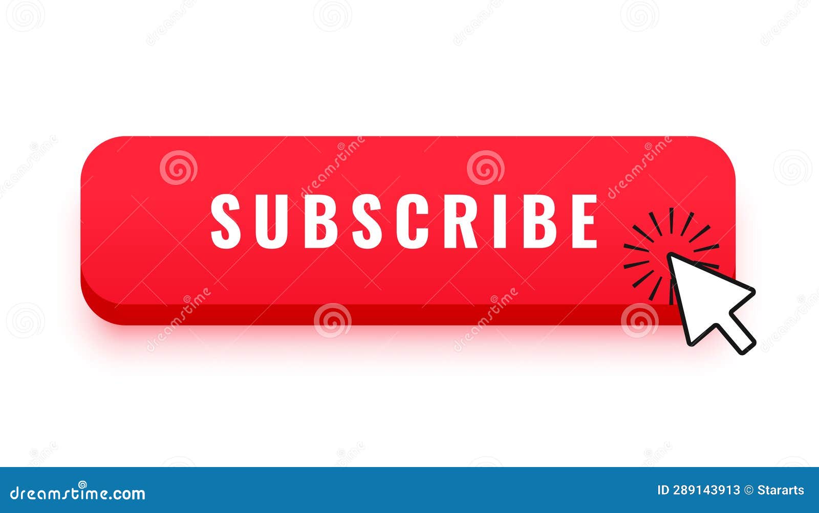 Subscribe and Follow Me Button for Your Youtube Channel Stock Vector ...