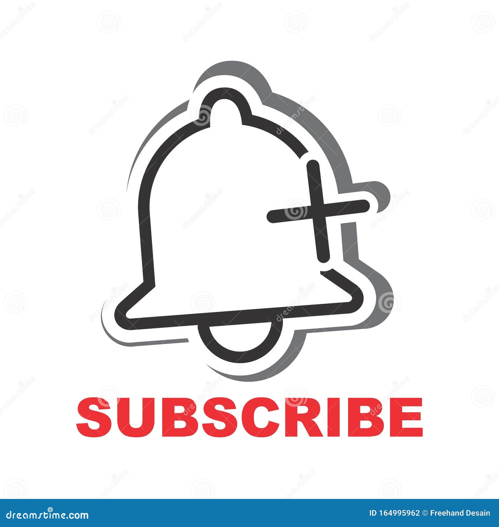 Subscribe Icon Bell Vector Illustration Stock Vector - Illustration of ...