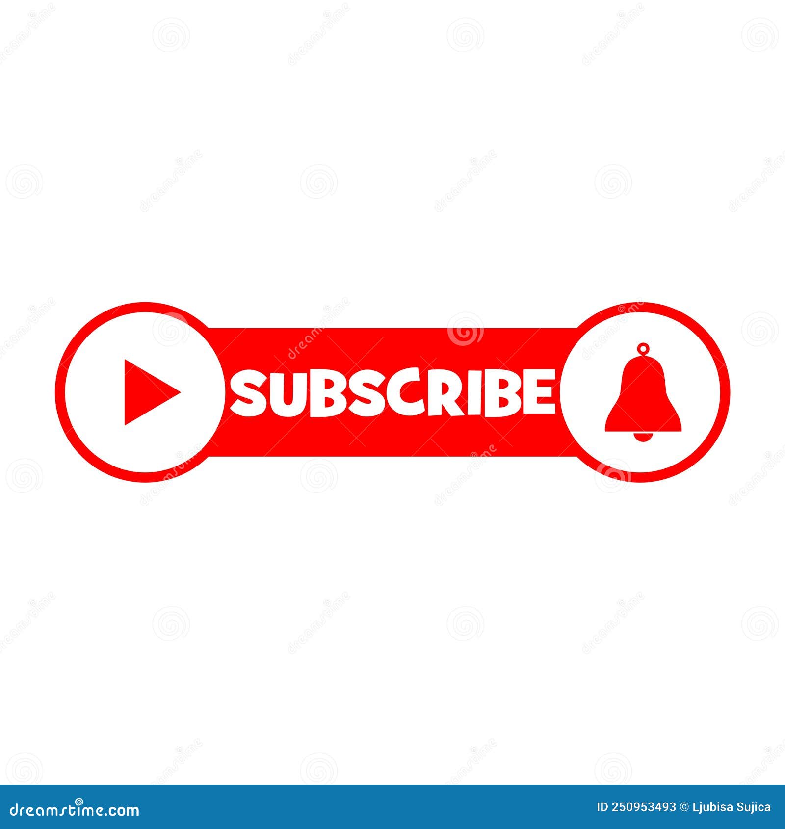 Subscribe Icon Isolated on White Background Stock Vector - Illustration ...