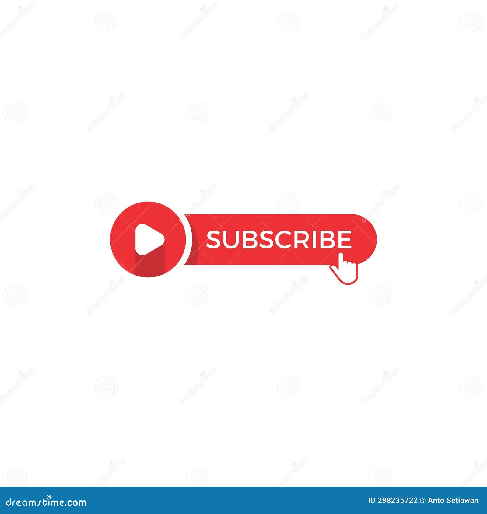 Subscribe Icon Logo Design Simple Stock Vector - Illustration of cursor ...