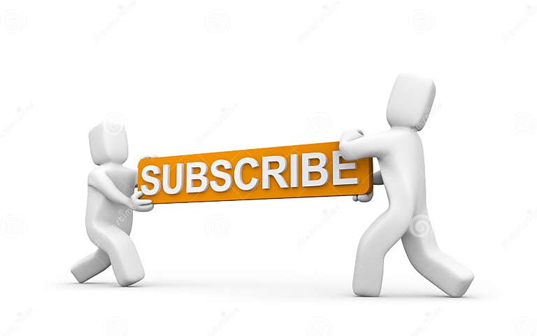 Subscribe now! editorial stock image. Illustration of application - 6096994