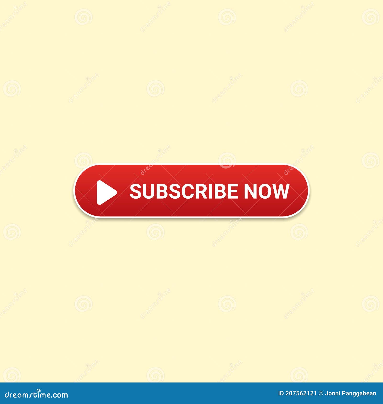 Subscribe Now Button with Red Color for Website and UI Material Stock ...