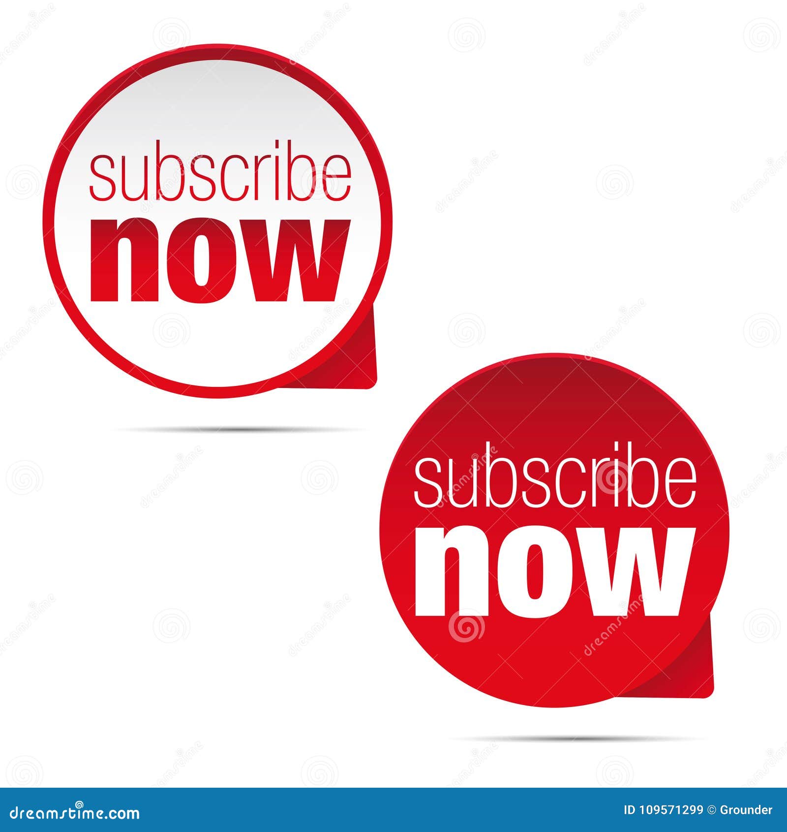 Subscribe now button sign stock vector. Illustration of sticker - 109571299