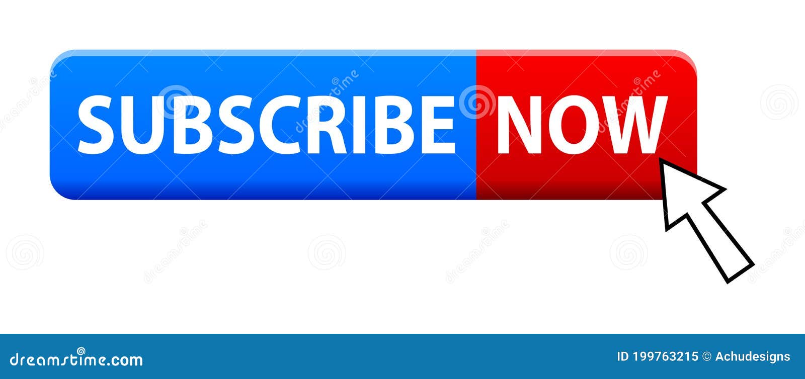 Subscribe now button stock vector. Illustration of design - 199763215