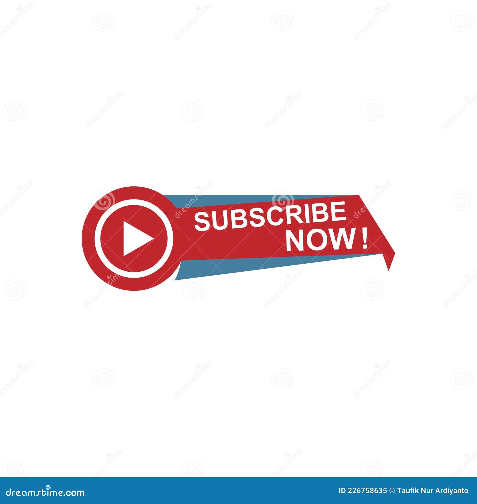 Subscribe Now Icon Logo Button Template Stock Vector - Illustration of ...