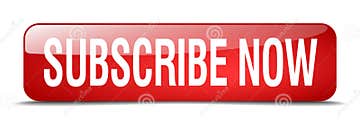 Subscribe Now Red Square Isolated Web Button Stock Vector ...