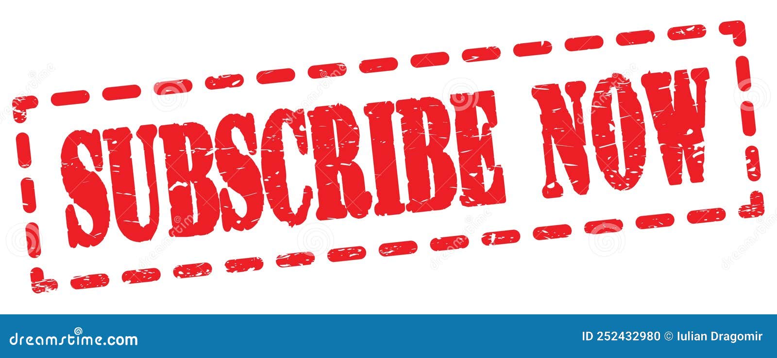 SUBSCRIBE NOW Text Written on Red Stamp Sign Stock Illustration ...