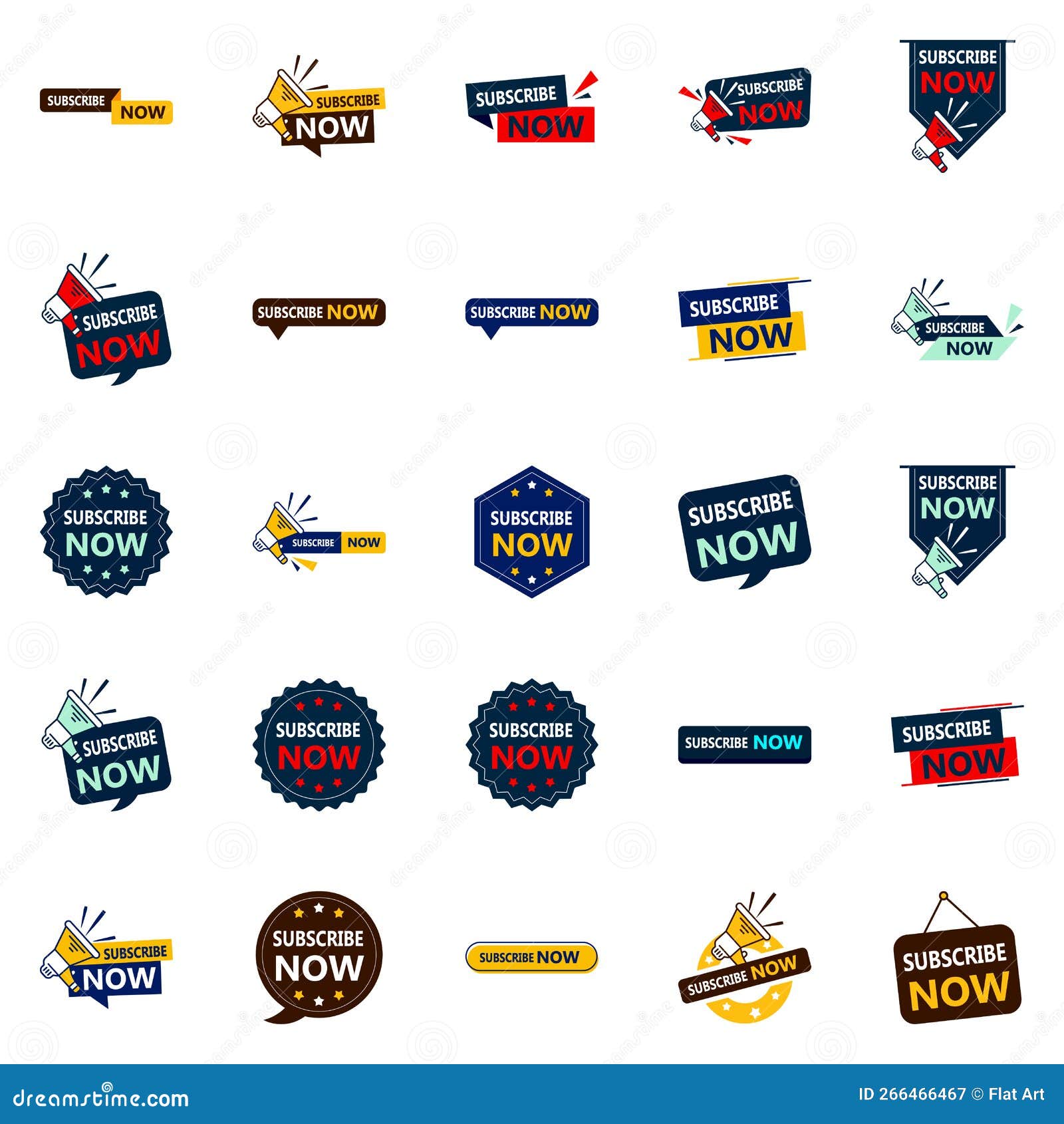 Subscribe Now 25 Vector Banners for Compelling Marketing Materials ...