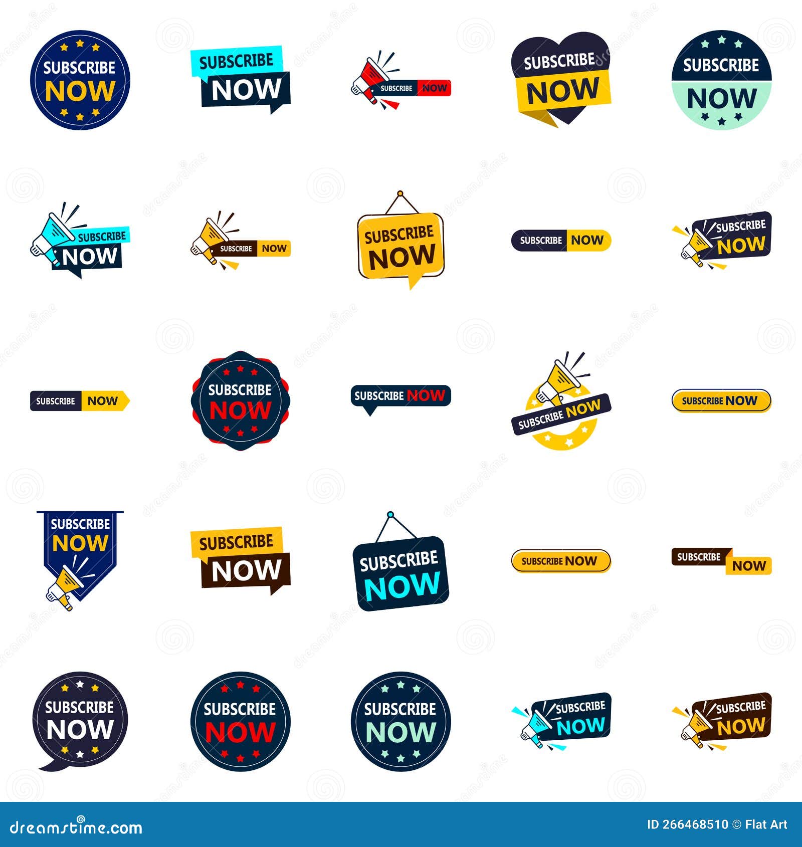 Subscribe Now 25 Vector Banners for Compelling Marketing Materials ...