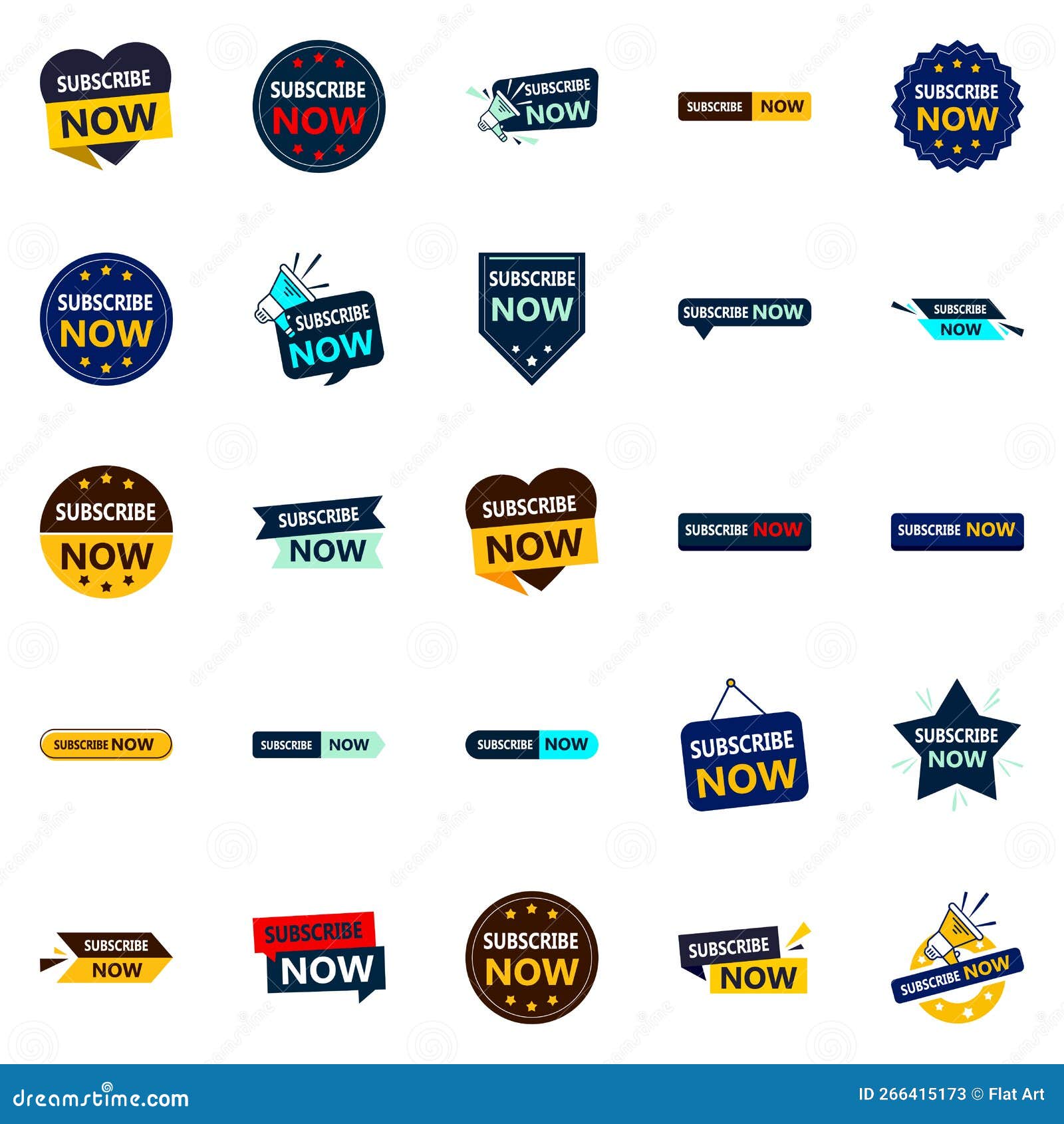 Subscribe Now 25 Vector Banners for Eye-catching Marketing Materials ...