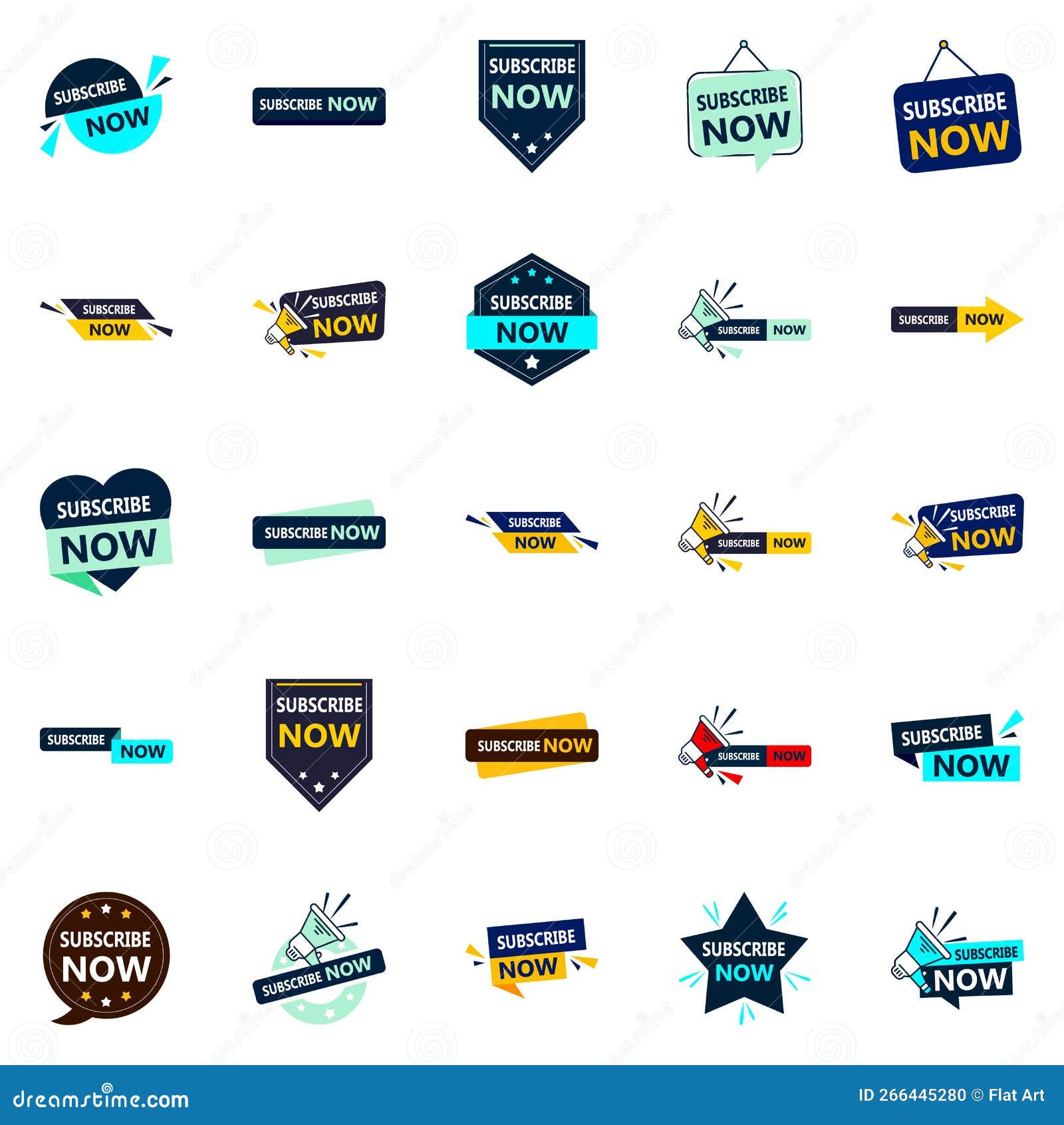 Subscribe Now 25 Vector Banners for Professional Graphic Design Stock ...