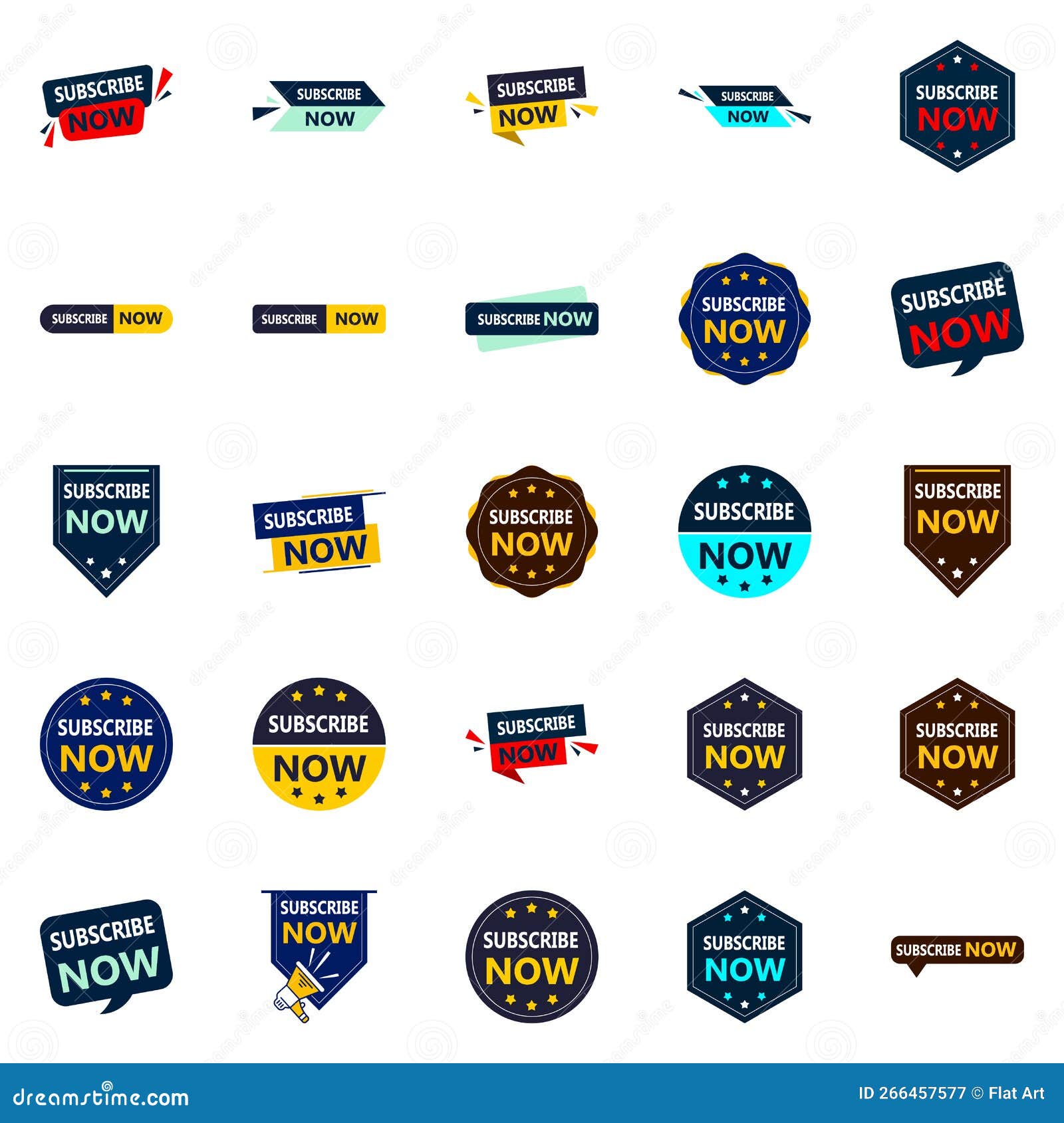 Subscribe Now 25 Vector Banners for Stunning Design Flexibility Stock ...