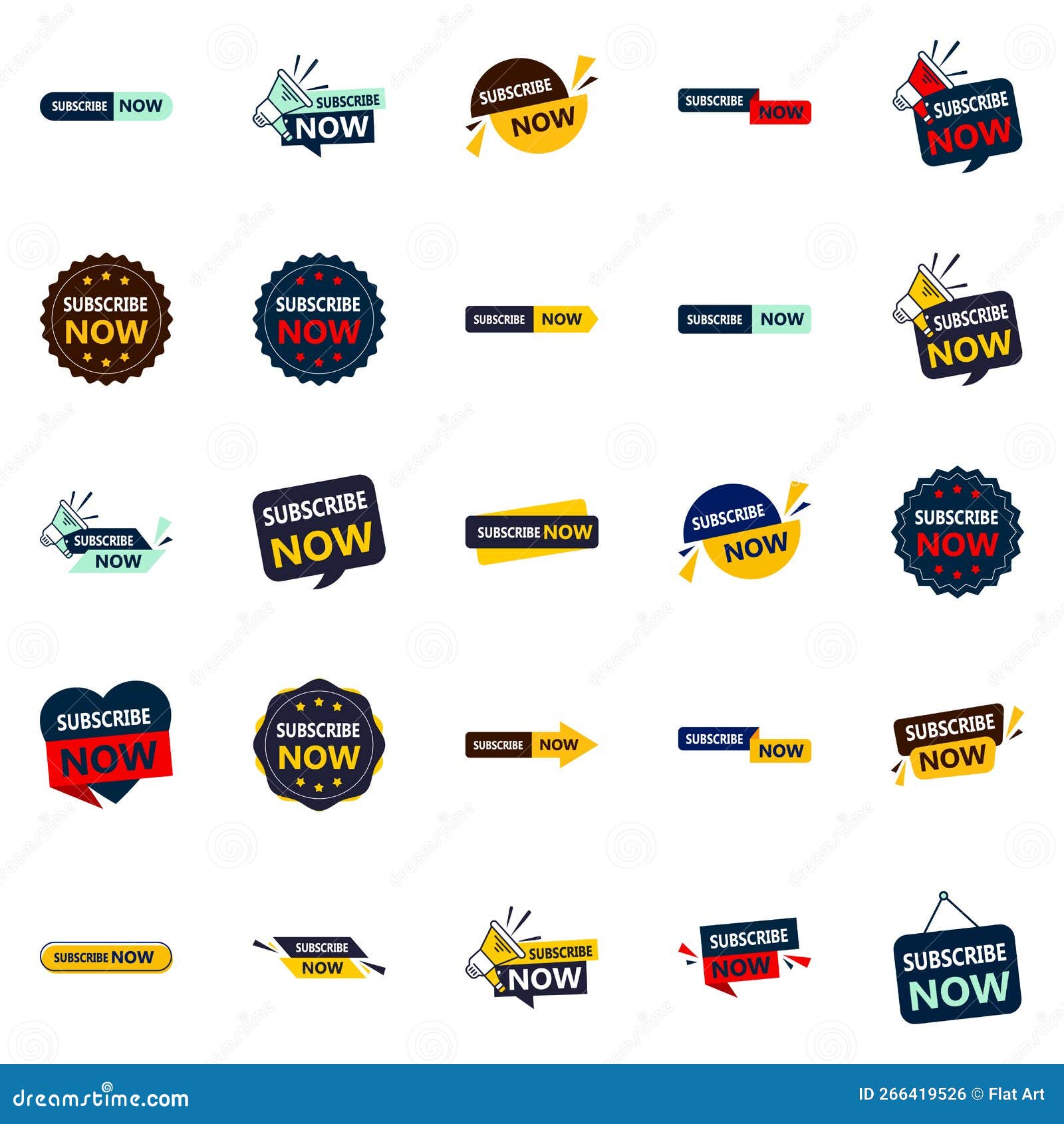 Subscribe Now 25 Vector Banners for Unique Graphic Design Solutions ...