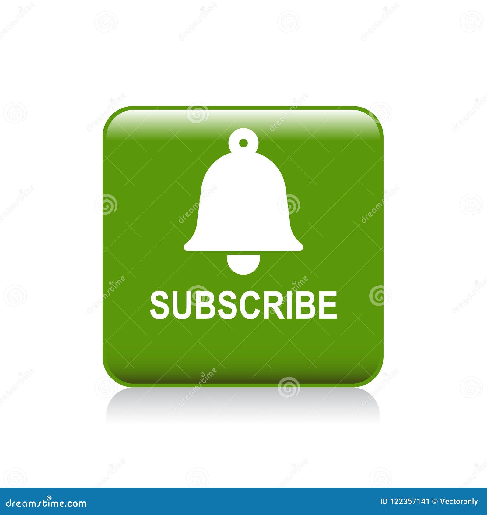 Subscribe bell icon stock illustration. Illustration of communication ...