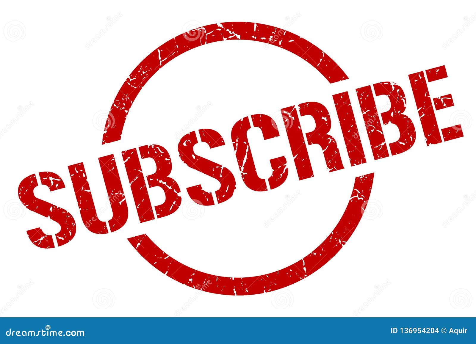Subscribe stamp stock vector. Illustration of sticker - 136954204