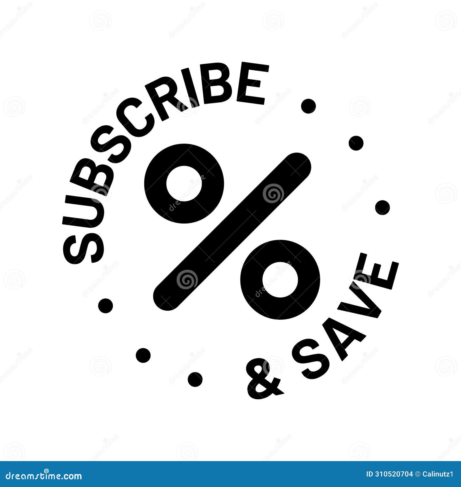 Subscribe and Save Vector Icon Logo Badge Stock Vector - Illustration ...