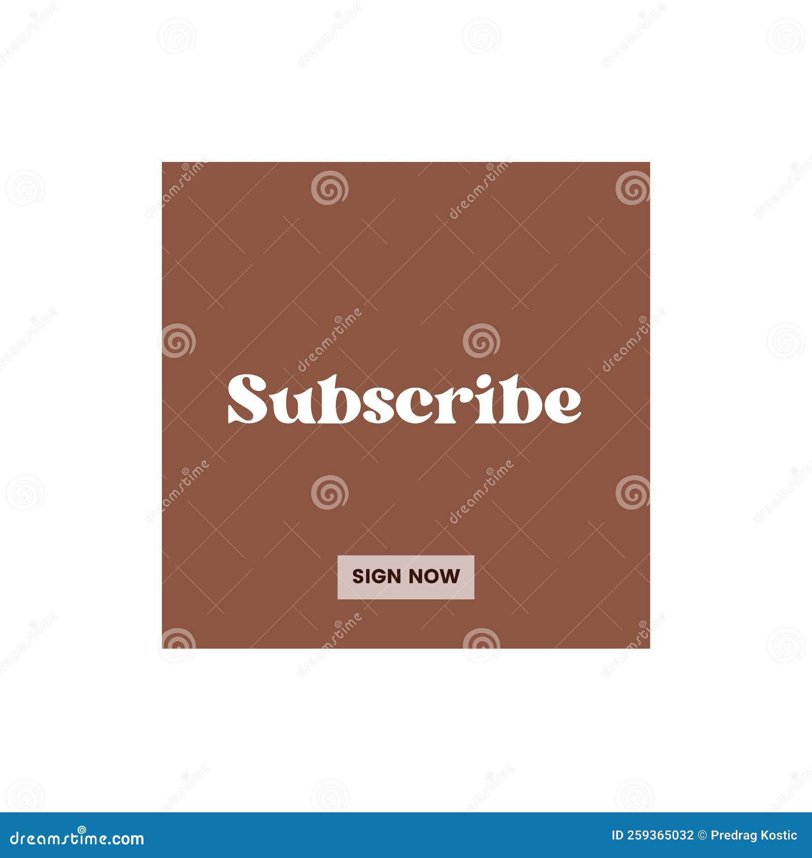 Subscribe sing. stock illustration. Illustration of number - 259365032