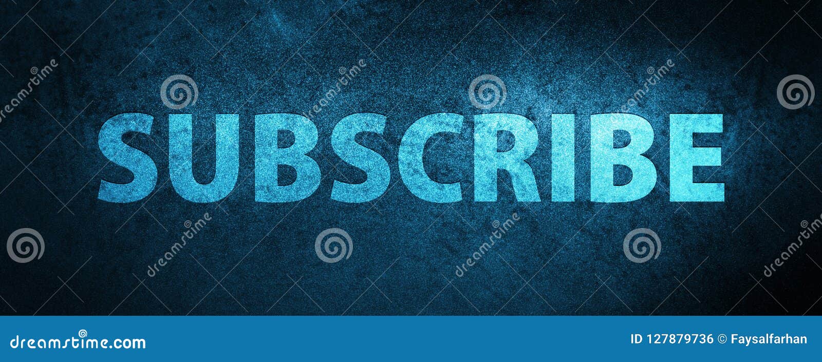 Subscribe Special Blue Banner Background Stock Illustration ...
