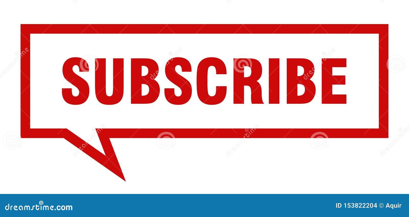 Subscribe speech bubble. stock vector. Illustration of sign - 153822204