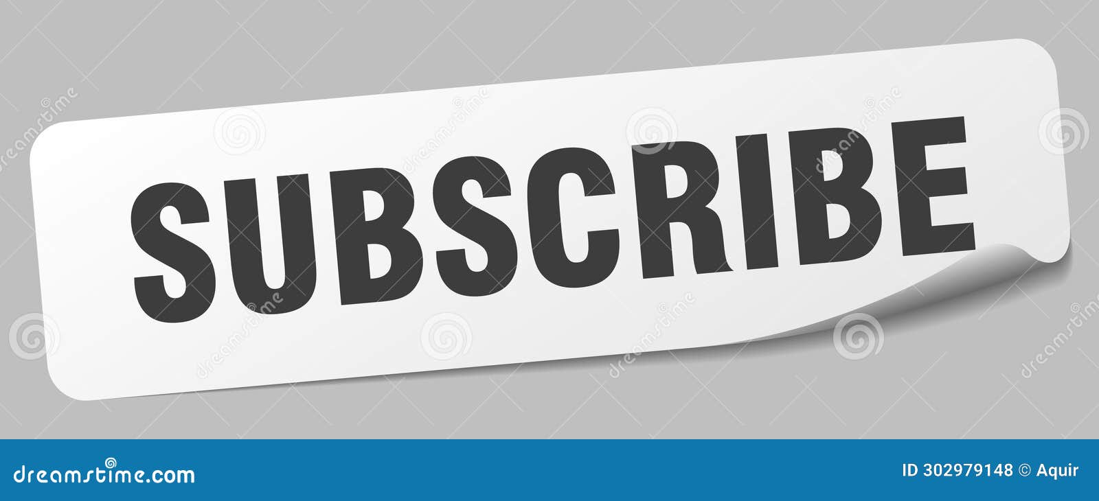 Subscribe Sticker. Subscribe Label Stock Vector - Illustration of ...