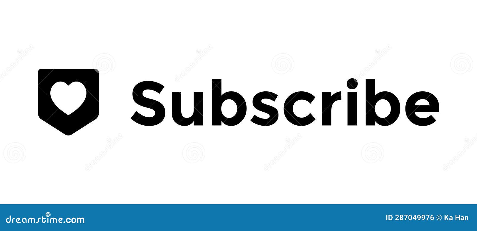 Subscribe, Subscriber Badge Icon Vector. Facebook Subscription Emblem ...