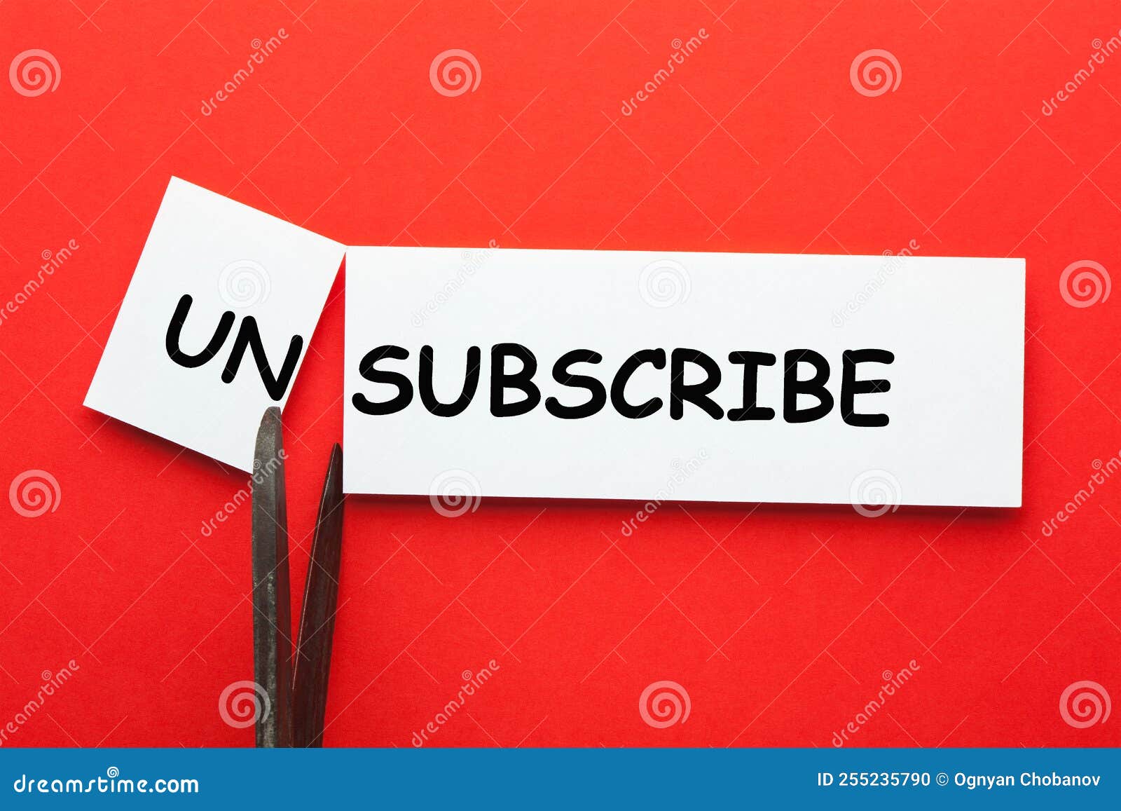 Subscribe Unsubscribe Concept Stock Photo - Image of personality ...
