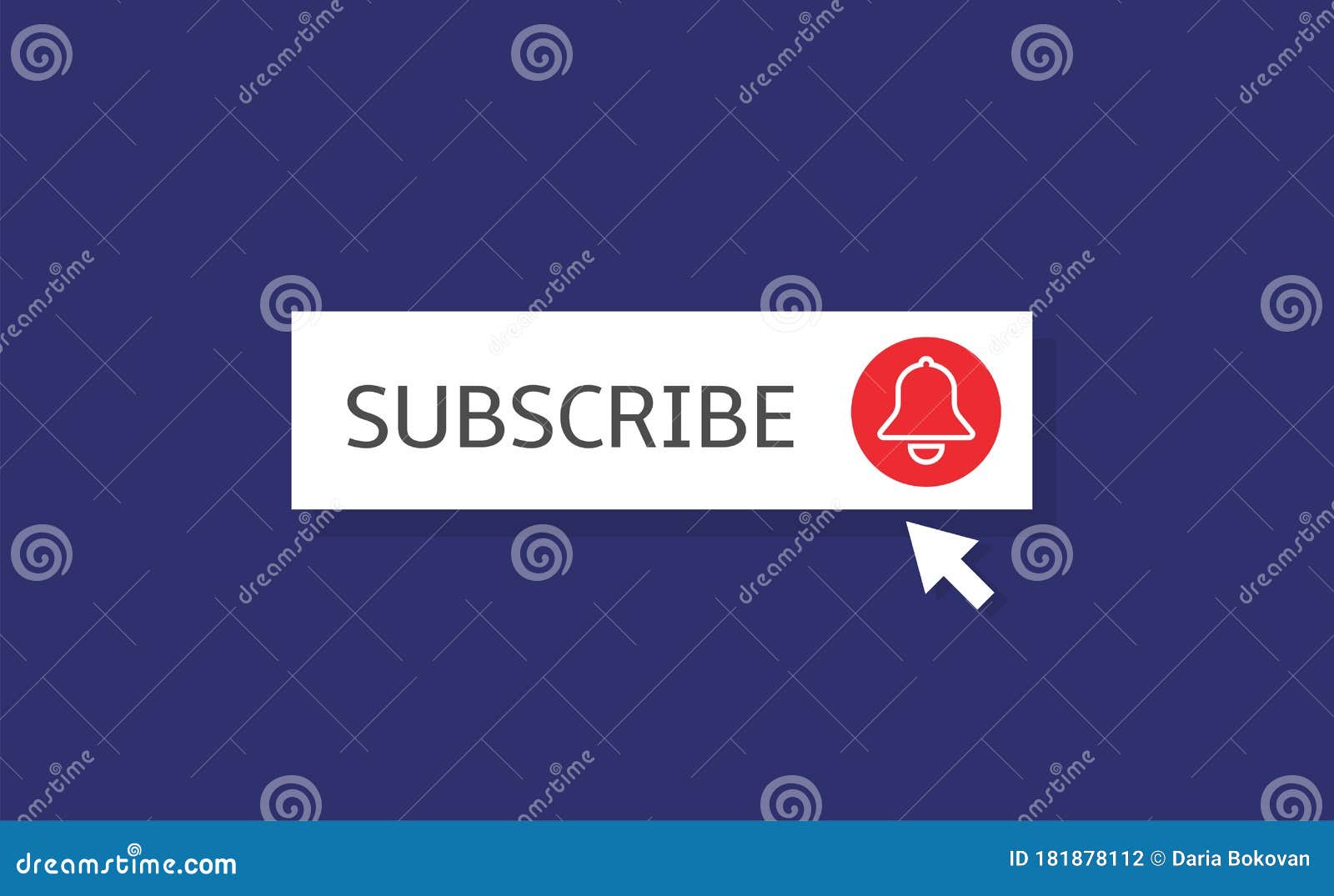 Subscribe vector banner stock illustration. Illustration of shape ...