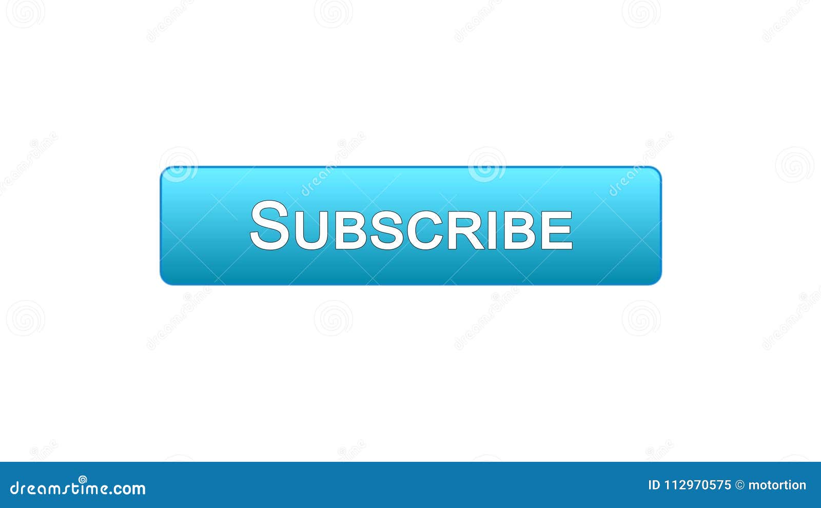 Subscribe Web Interface Button Blue Color, Social Network, Online ...