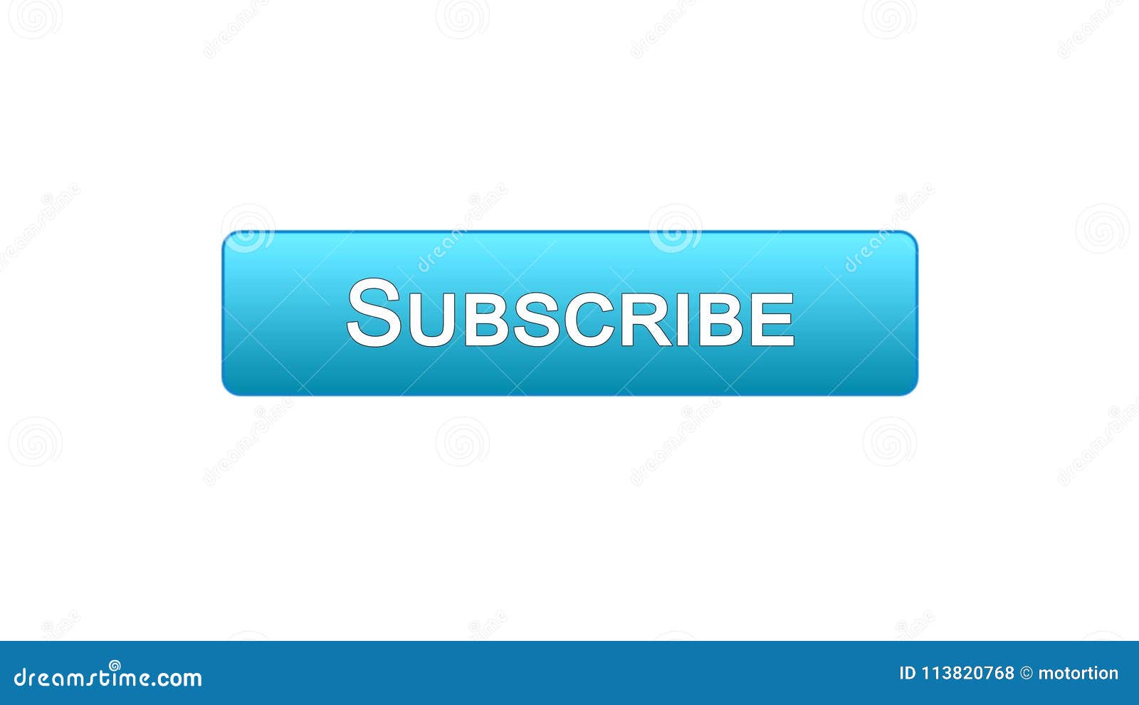 Subscribe Web Interface Button Blue Color, Social Network, Online ...