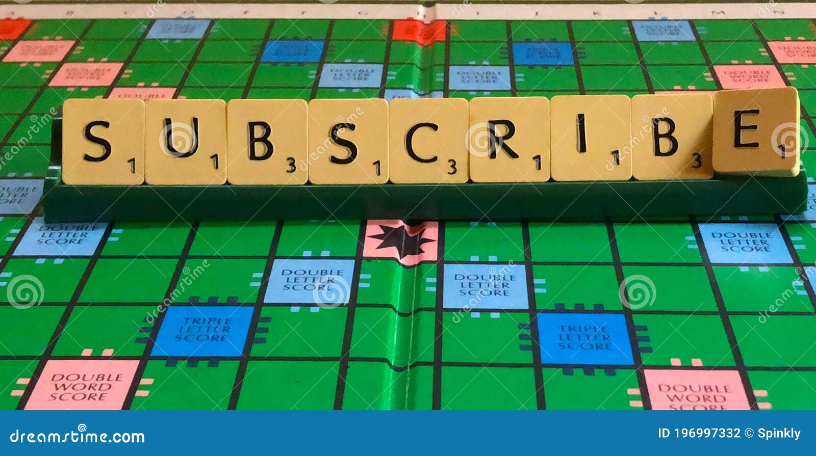 Subscribe Word Written on Scrabble for Content Creation Editorial ...
