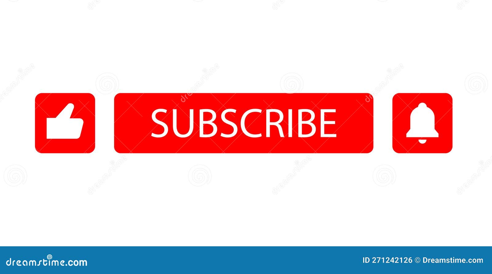 Subscribed Icon Symbol Set. Stock Vector - Illustration of flat, click ...