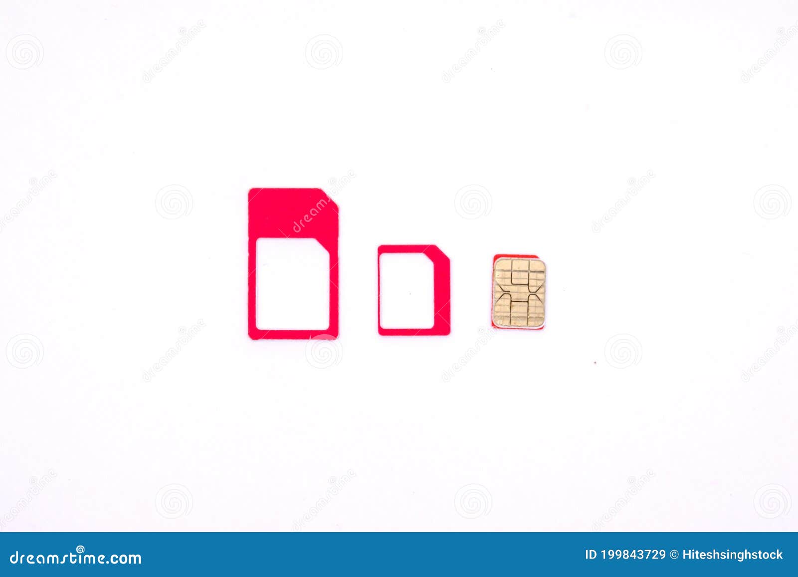 Subscriber Identification Module or SIM Card. SIM Card in Different ...