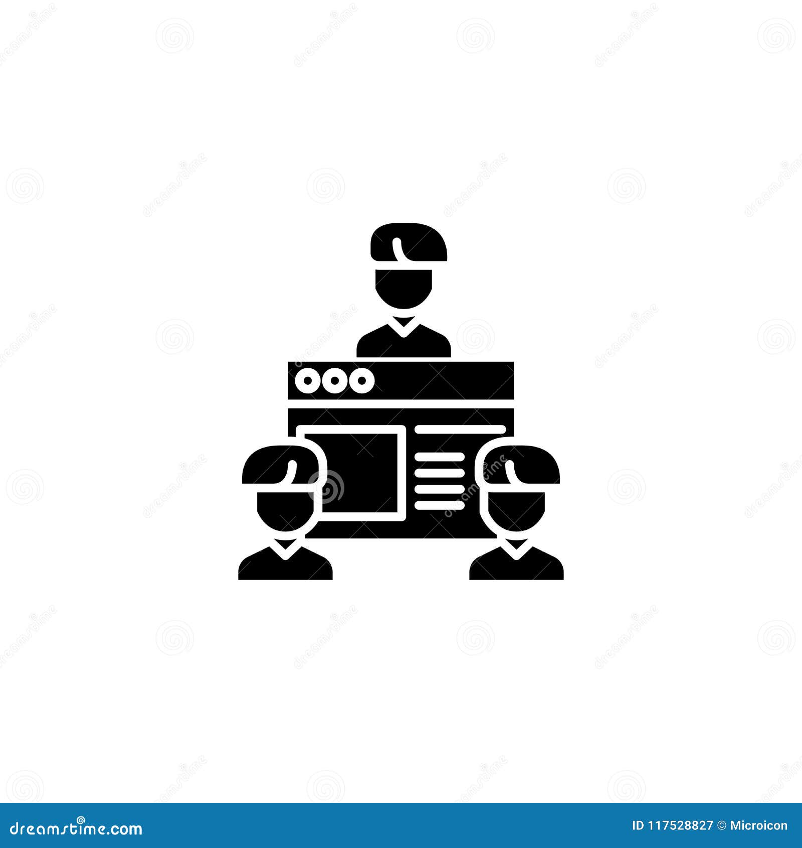 Subscribers Black Icon Concept. Subscribers Flat Vector Symbol, Sign ...