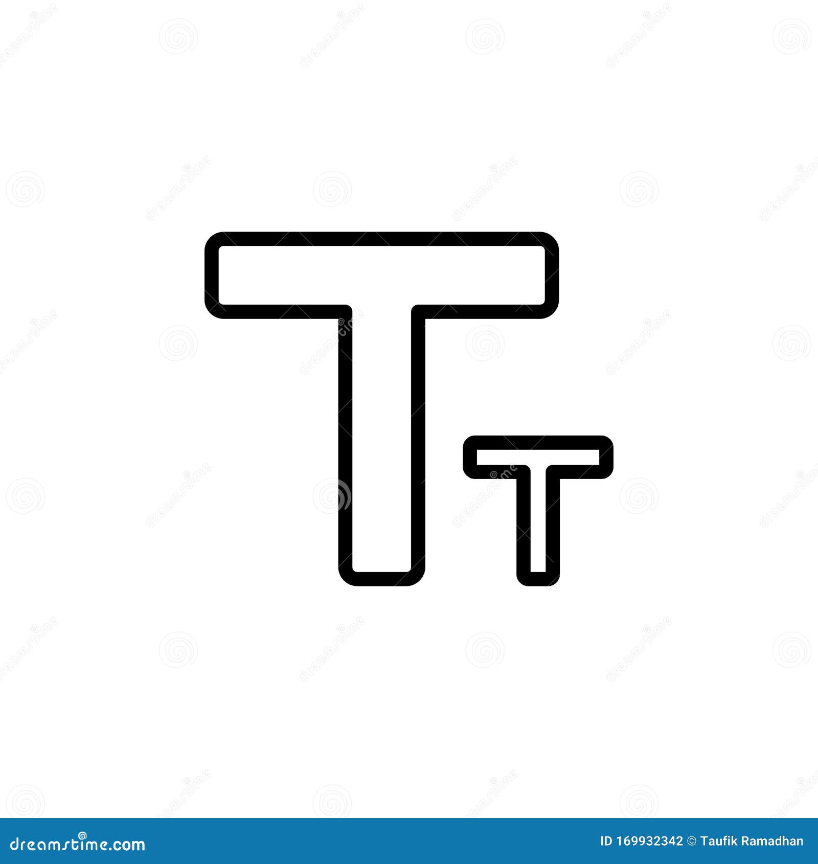 Subscript Icon Design Line Style. Perfect for Application, Web, Logo ...