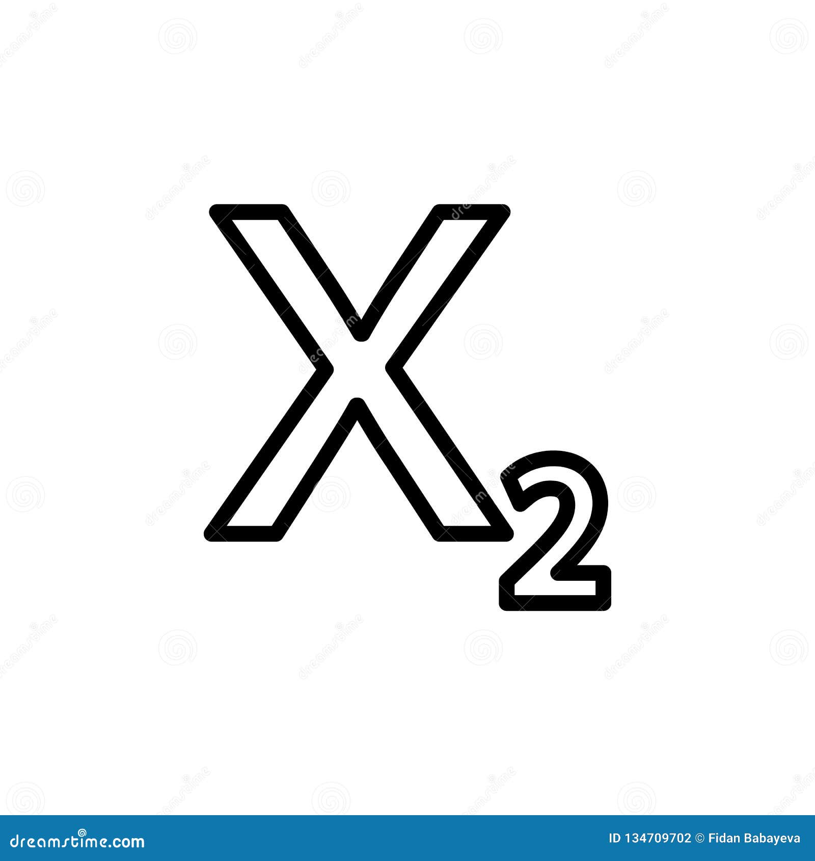 Subscript Text Icon. Can Be Used for Web, Logo, Mobile App, UI, UX ...