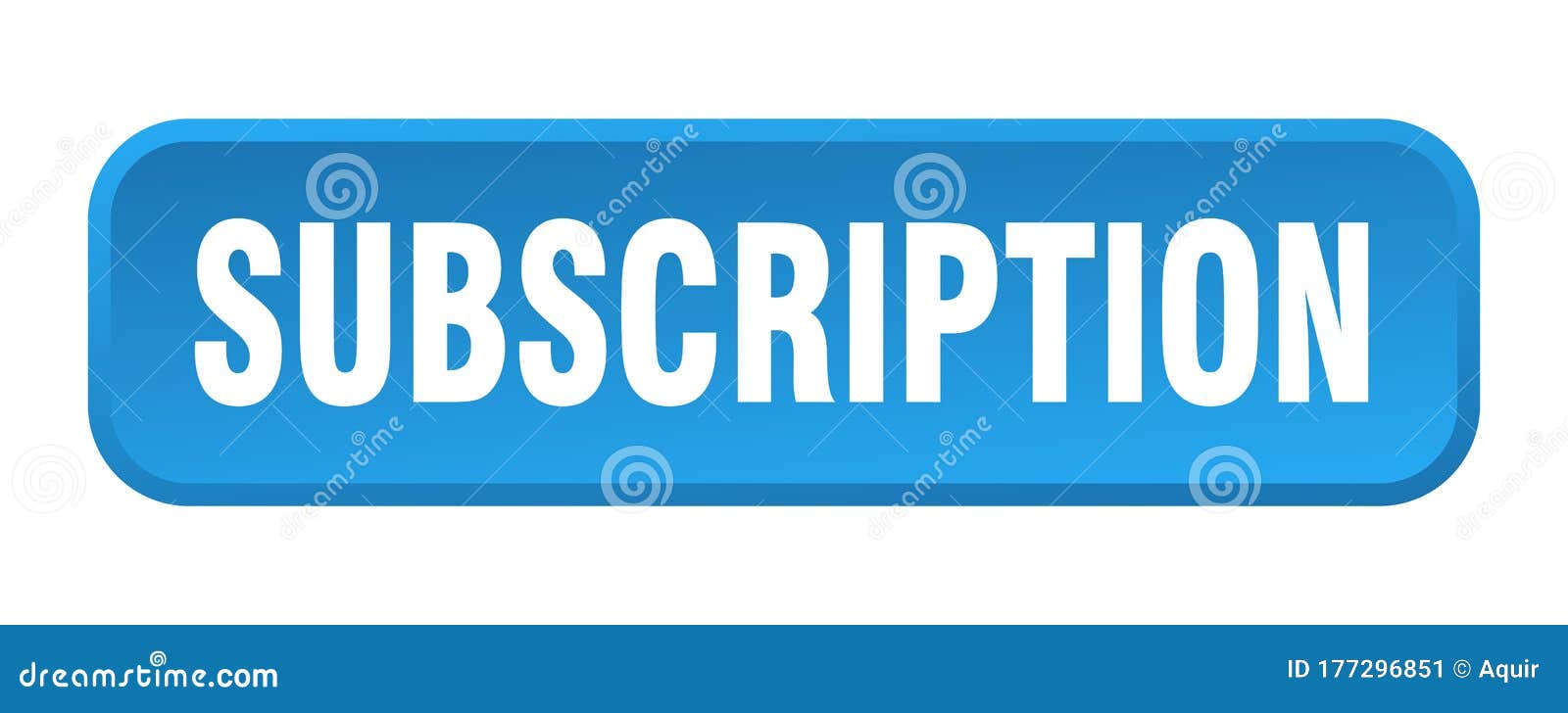 Subscription Button. Subscription Square 3d Push Button Stock Vector ...