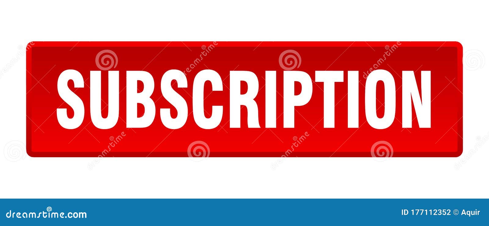 Subscription Button. Subscription Square Isolated Push Button Stock ...