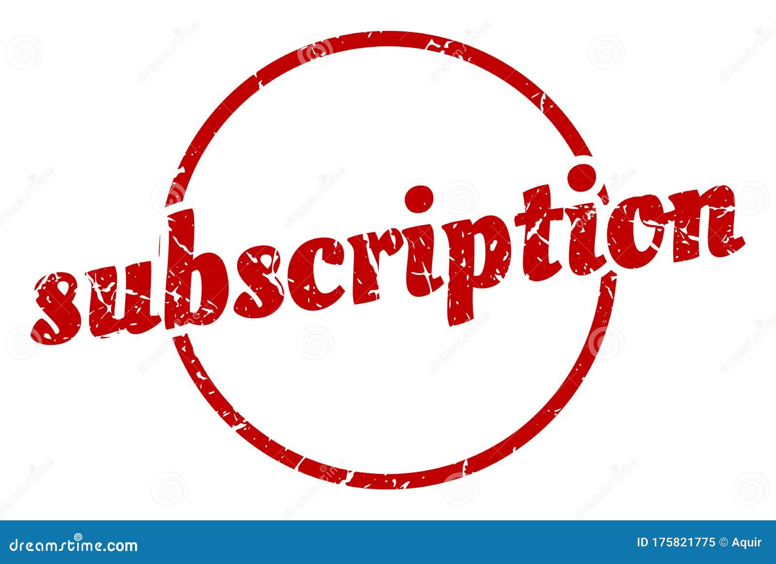 Subscription Sign. Subscription Round Vintage Stamp Stock Vector ...