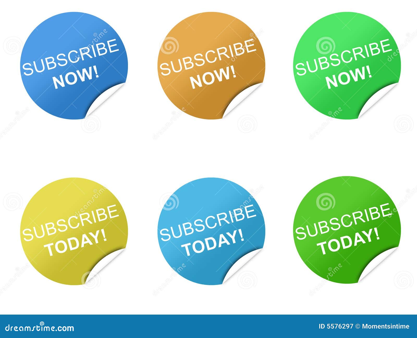 Subscription Stickers stock illustration. Illustration of reflective ...