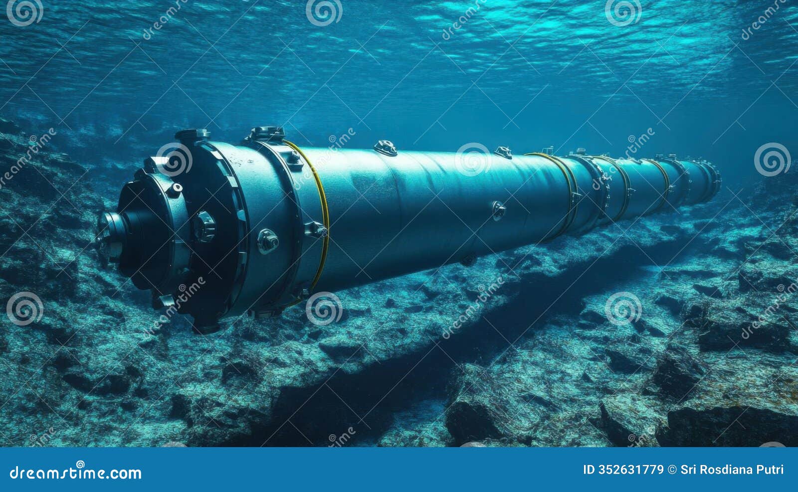 Subsea Pipeline, Underwater Infrastructure, Ocean Engineering, Deep Sea ...
