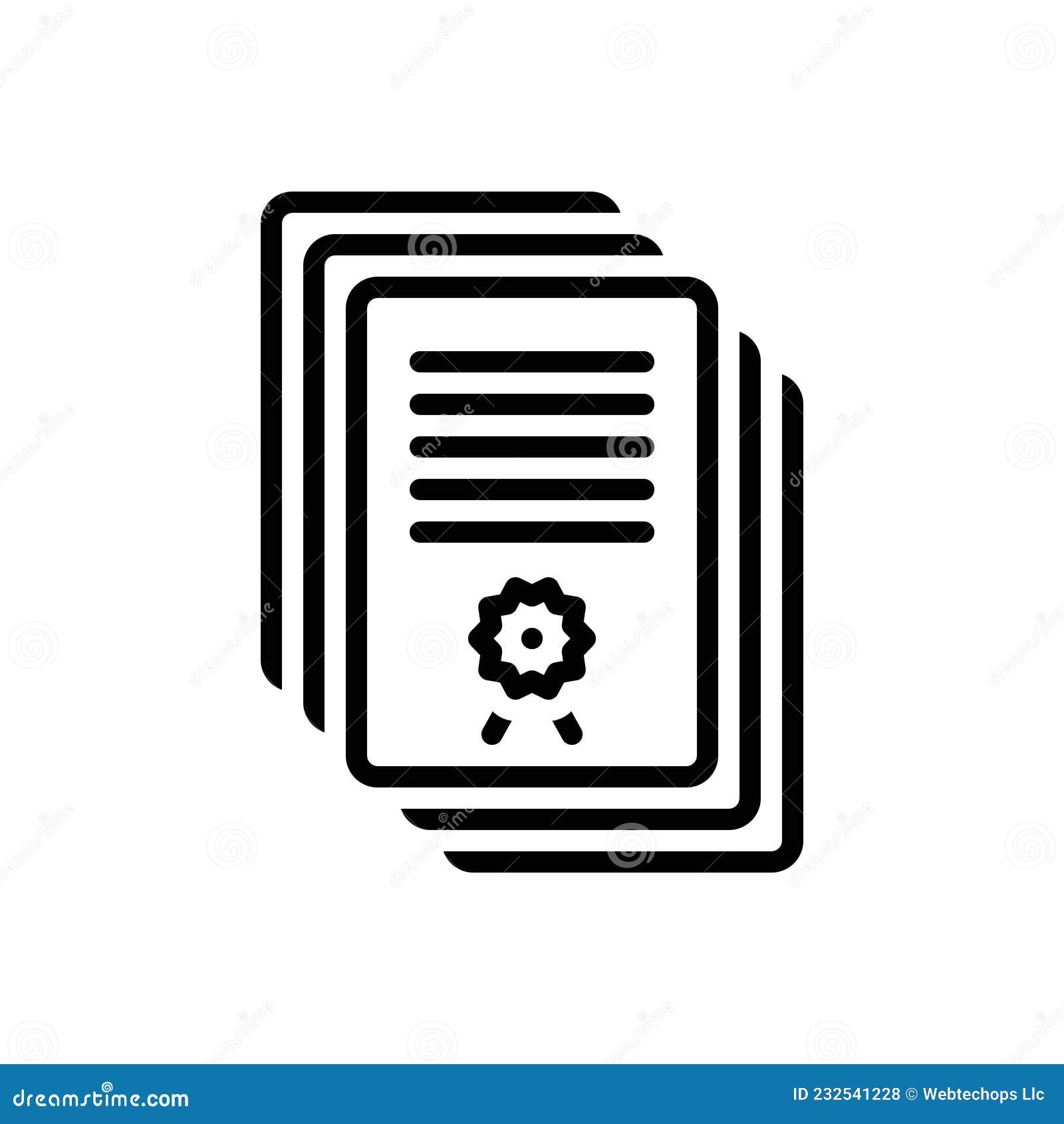 Black Line Icon for Subsequent, Following and Successive Stock ...