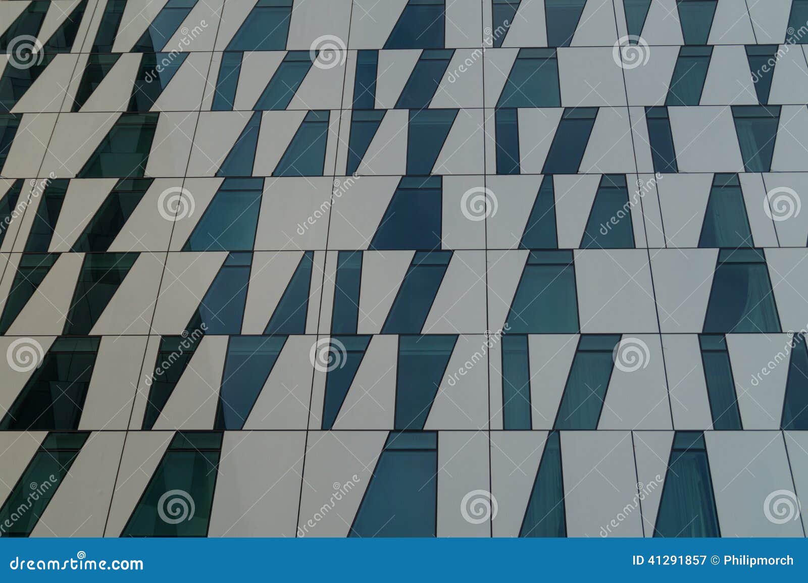 Facade Of A Modern Apartment Building. Lines Patterns Of Facade With ...