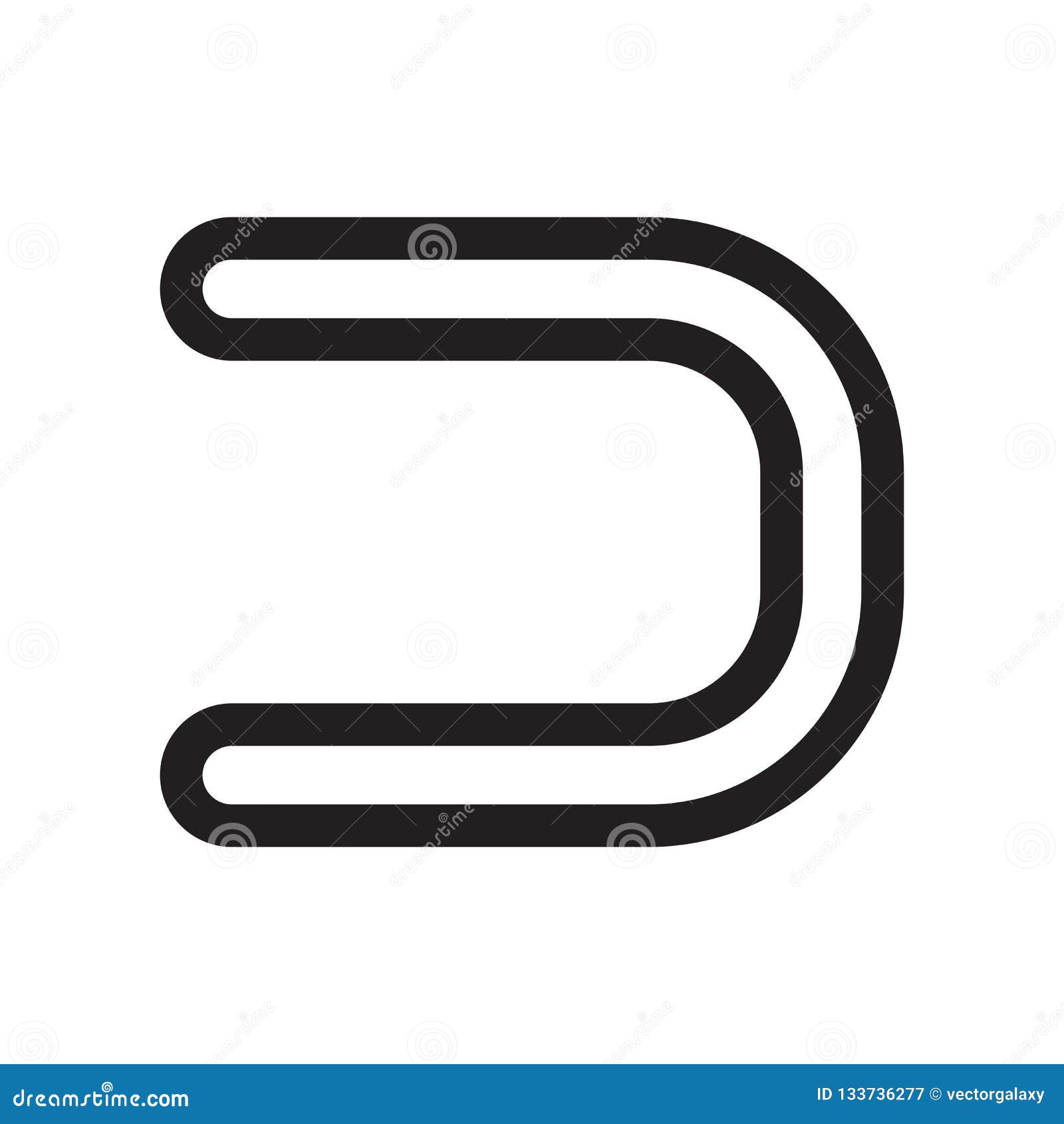 Is A Subset Of Sign Vector Icon On White Background. Flat Vector Is A ...